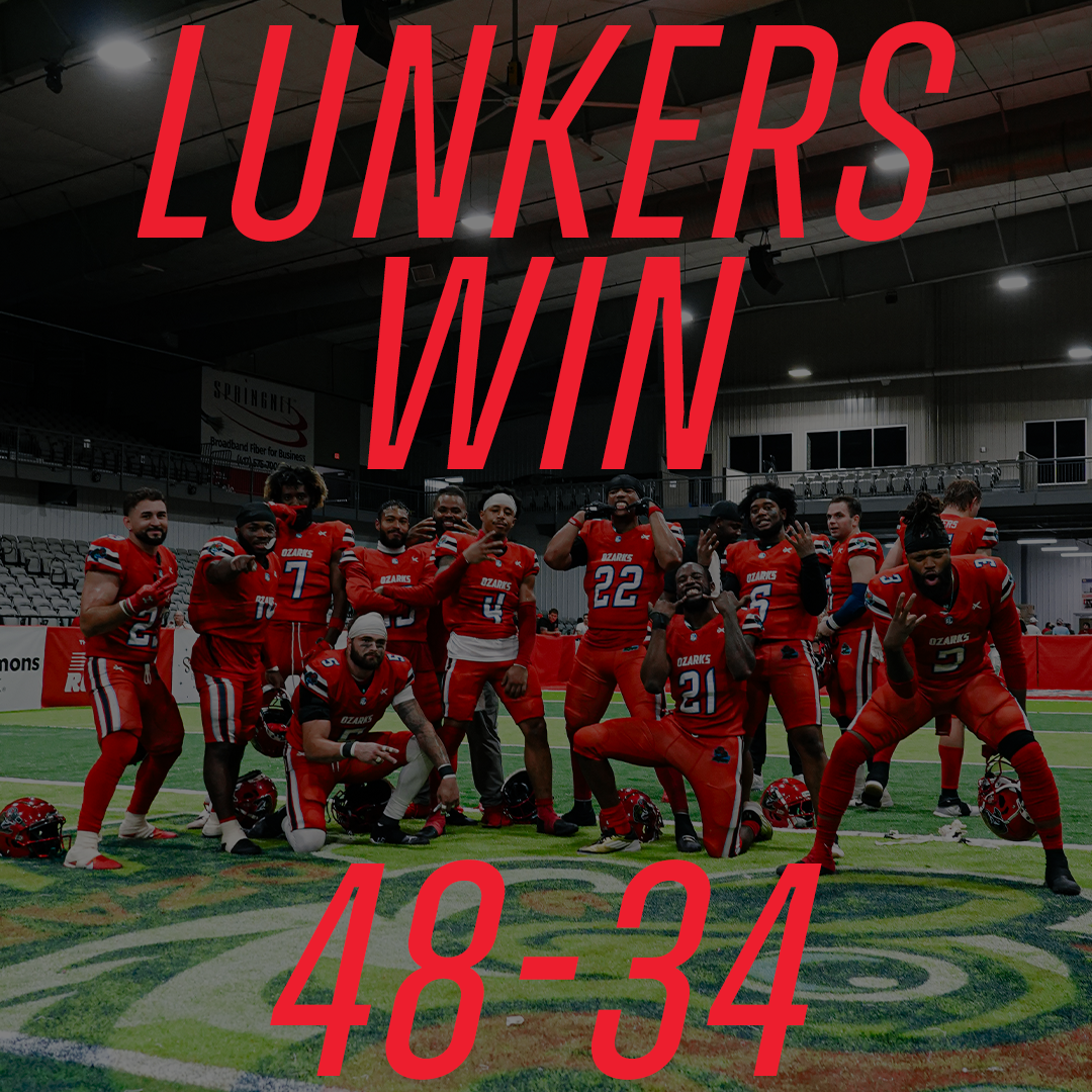 Ozarks Lunkers - HOOKED ON VICTORY | Springfield Arena Football